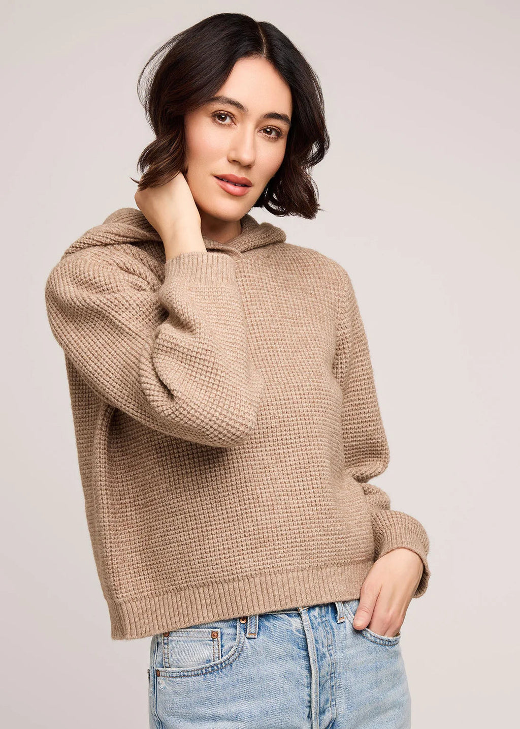 Gentle Fawn Jessica Sweater – waffle knit hoodie Newmarket – Lemonberry