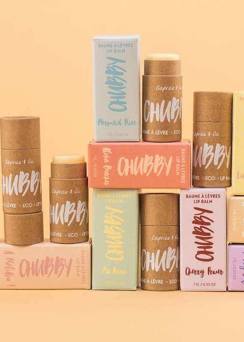 Caprice & Co CHUBBY Vegan Lip Balm – Lemonberry